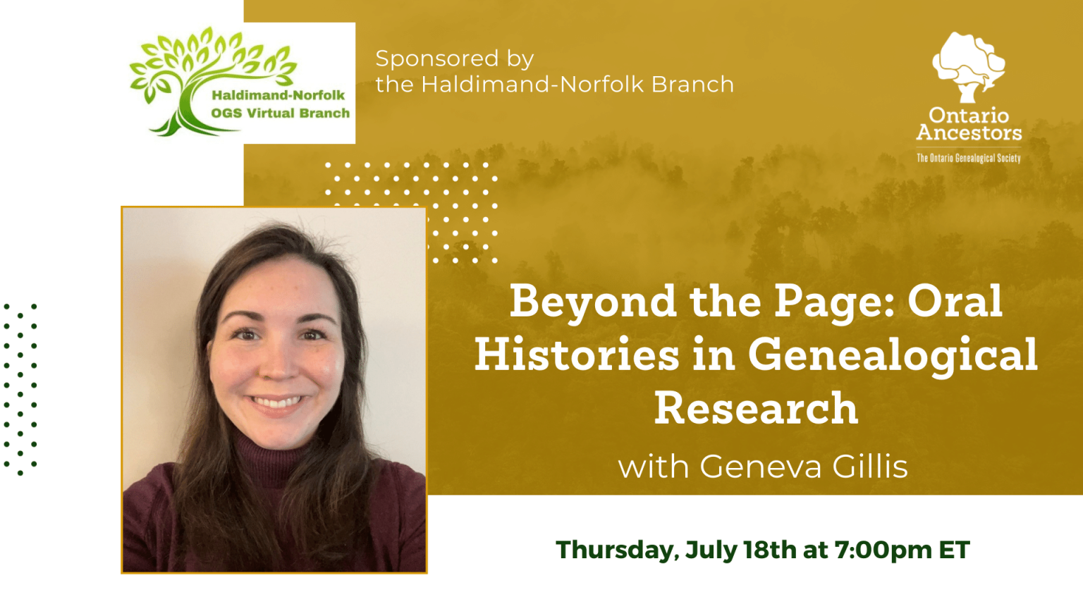 Beyond the Page: Oral Histories in Genealogical Research | Geneva ...